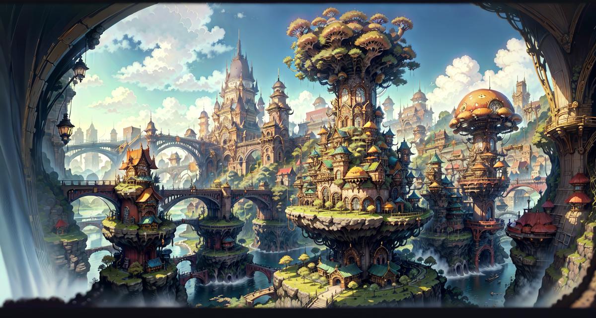 FF14 Landscape and Cities - v2.0 | Stable Diffusion LoRA | Civitai