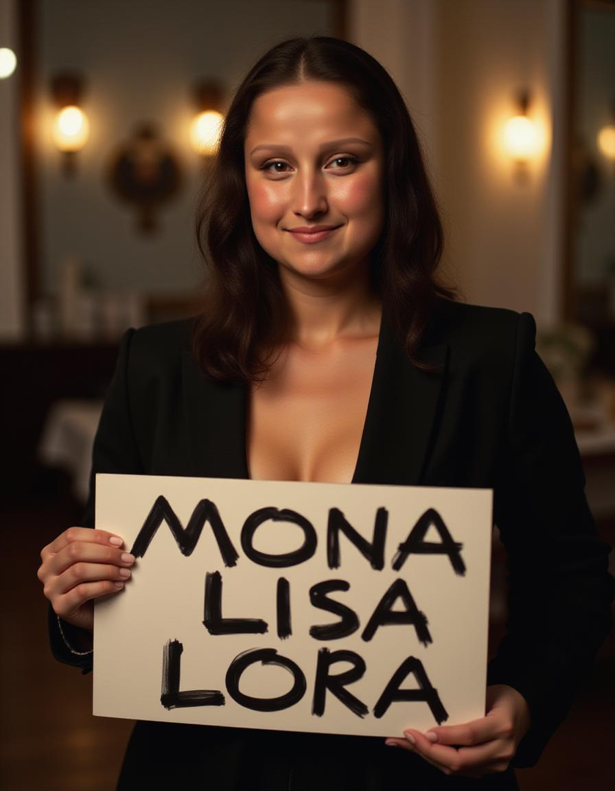 Realistic Mona Lisa Lora - Flux - Realistic Mona Lisa v1.0 Showcase | Civitai