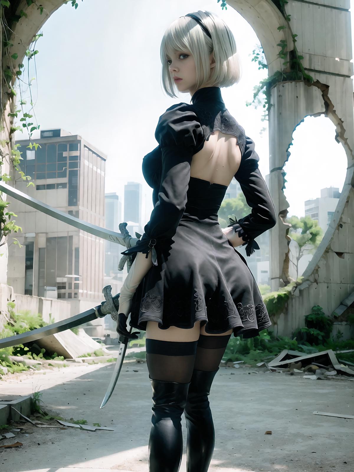 YoRHa 2B Lora - v0.4 | Stable Diffusion LoRA | Civitai