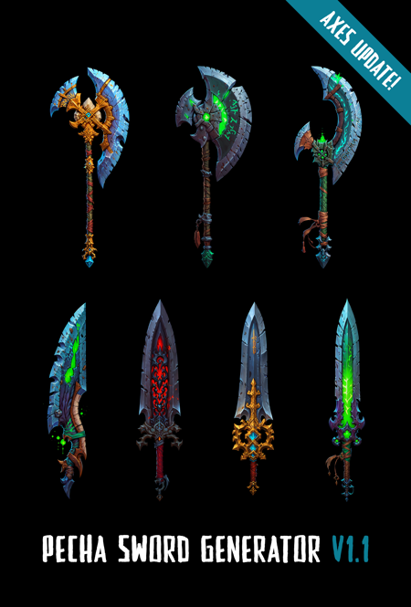 Pecha Swords Generator - v1.1 | Stable Diffusion LoRA | Civitai