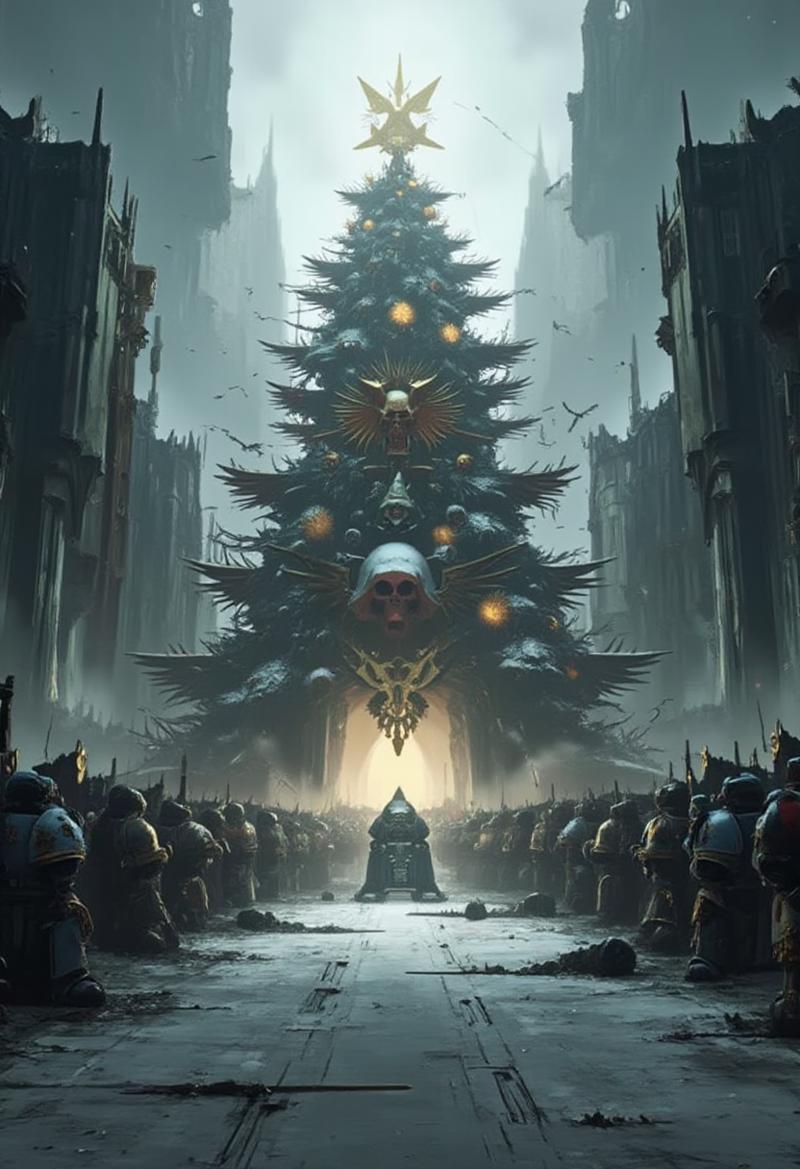 A series of views into Warhammer 40k Christmas(ish) time | Civitai