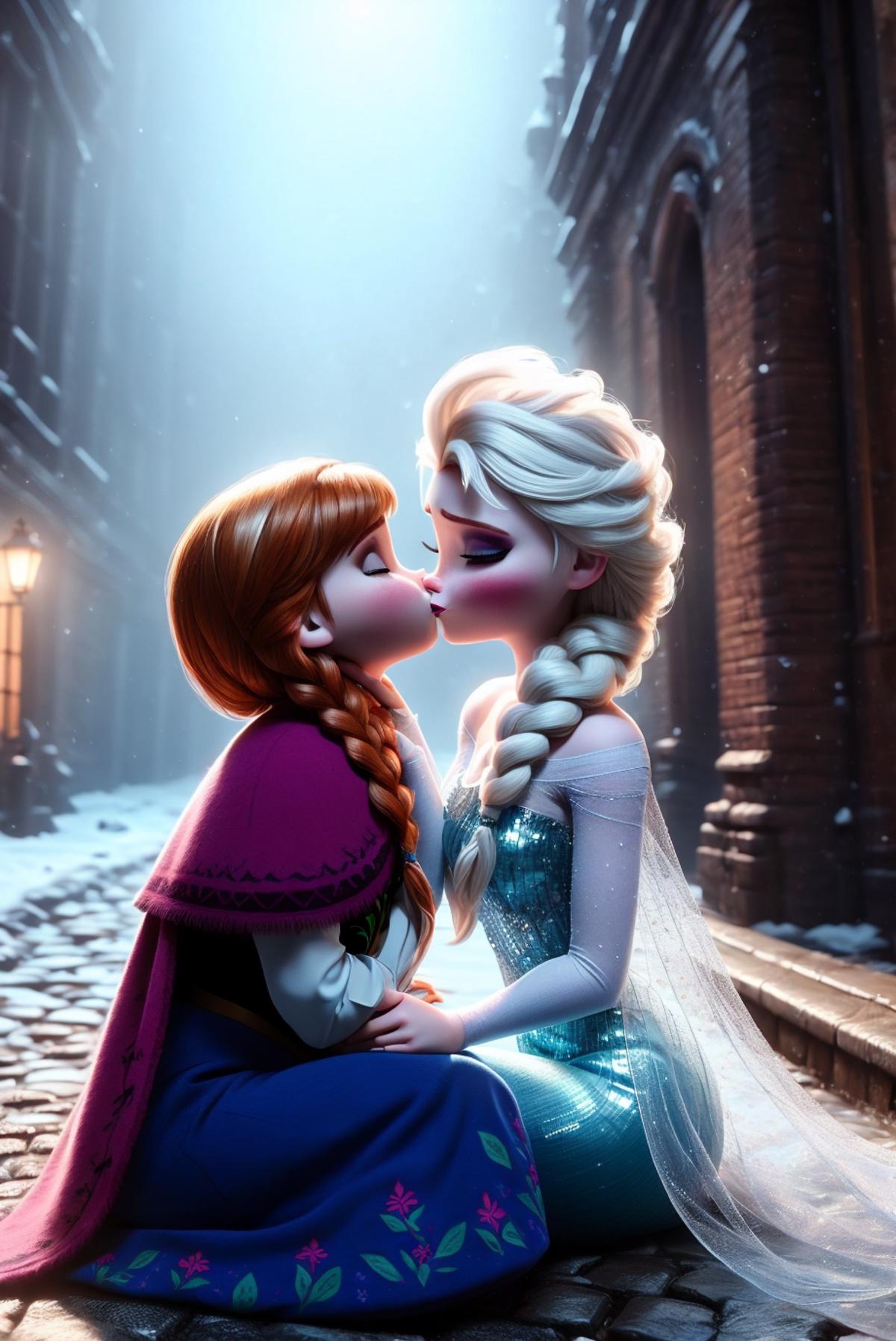 Frozen elsa -Dall-E 3 - Elsa_Anna_Dalle3_V1 Showcase | Civitai