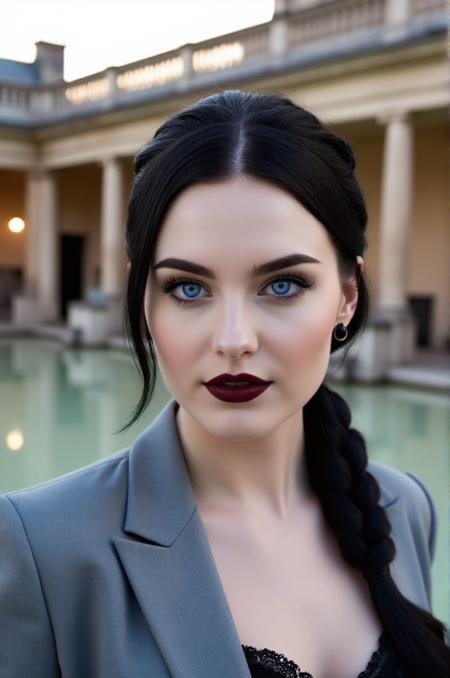 Black Hair Blue Eyes Pale Skin v1.0 Flux LoRA Civitai