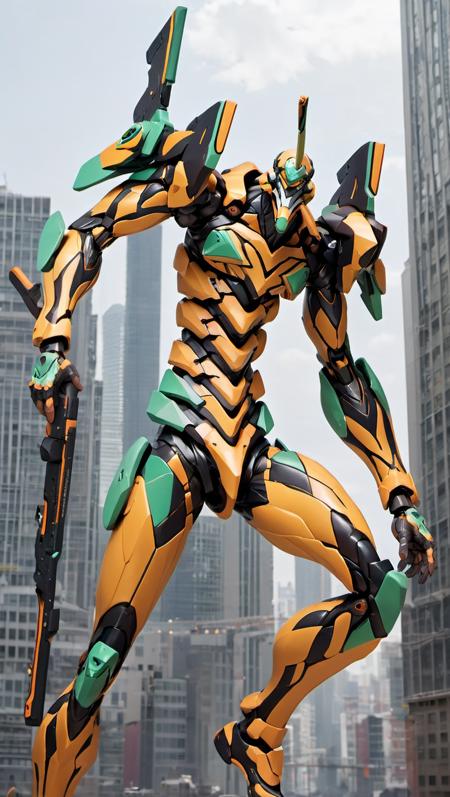 Super robot diffusion XL (Gundam, EVA, ARMORED CORE, BATTLE TECH like mecha lora) - v1.0 ...