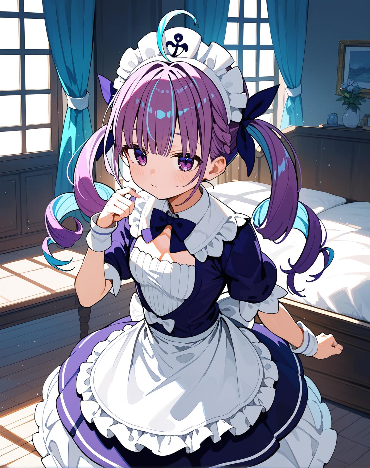 Minato Aqua-凑阿库娅 PONY - v1.0 | Stable Diffusion LoRA | Civitai