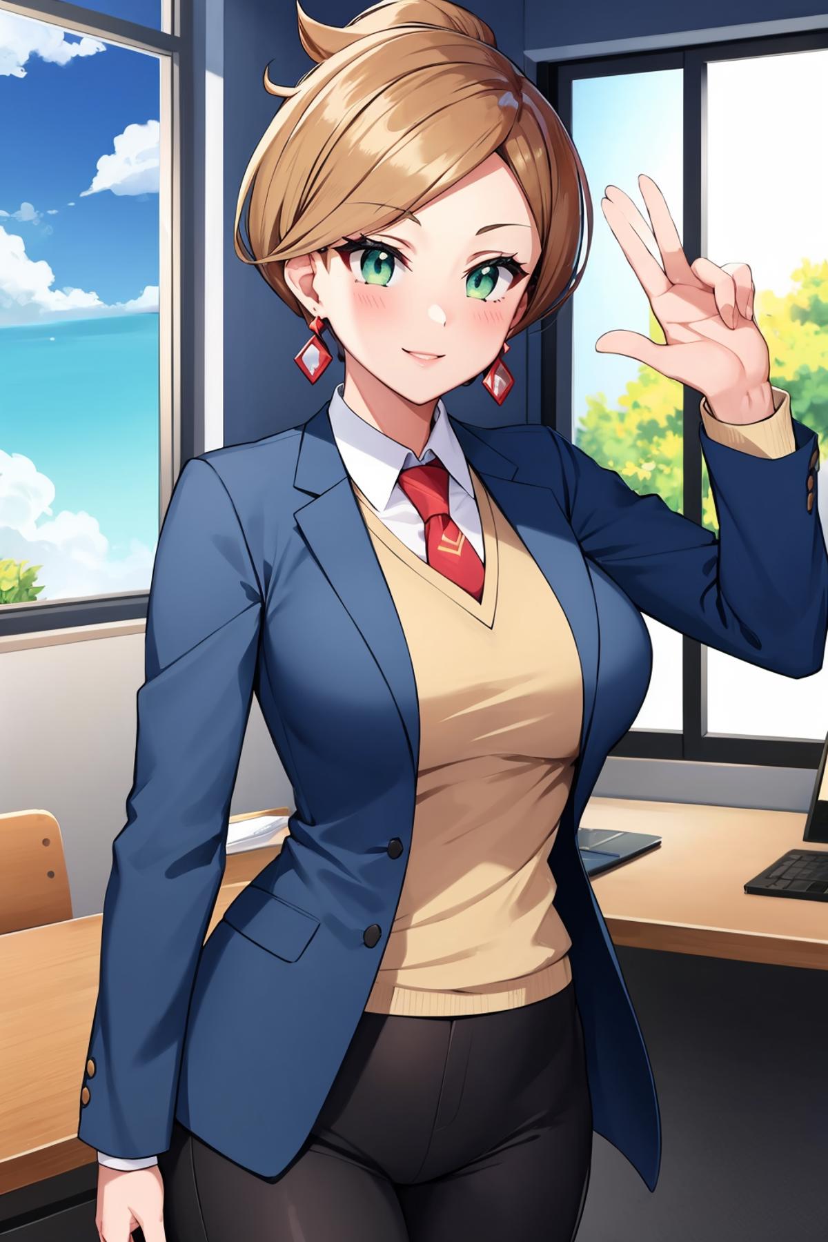 Professor Juniper/アララギ博士 (Pokemon Black and White) LoRA - v1 | Stable ...