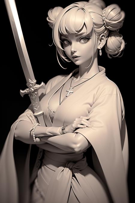 Clay Render Style/白模渲染风格 - GrayClay_V1 | Stable Diffusion LoRA | Civitai