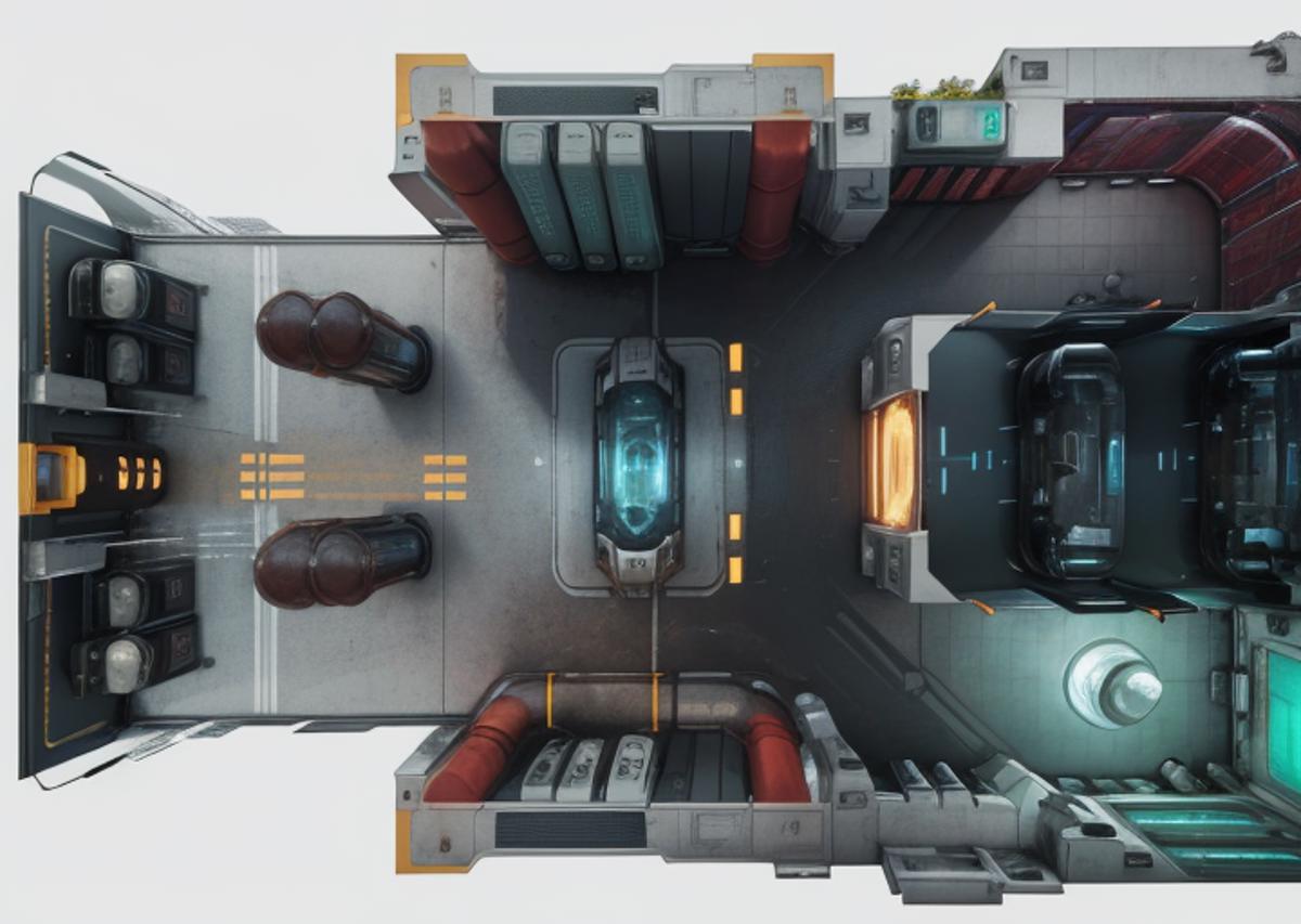 Table Rpg / D&D Maps - Futuristic City (Op2) - v1.0 | Stable Diffusion LoRA | Civitai