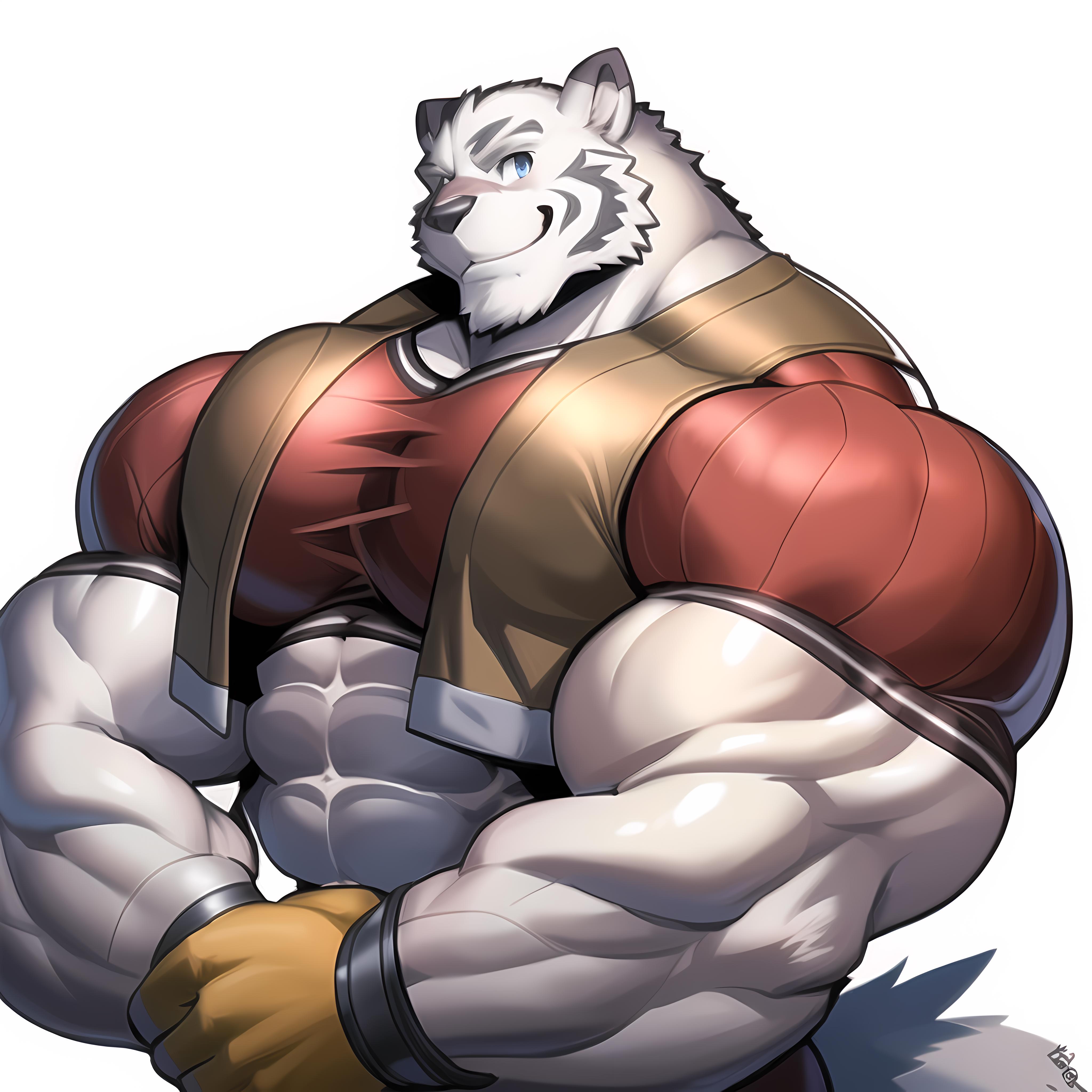 Hyper Furry Pecs