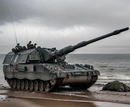 Pzh 2000 (Panzerhaubitze 2000) - Pzh2000_v1.0 | Stable Diffusion LoRA ...