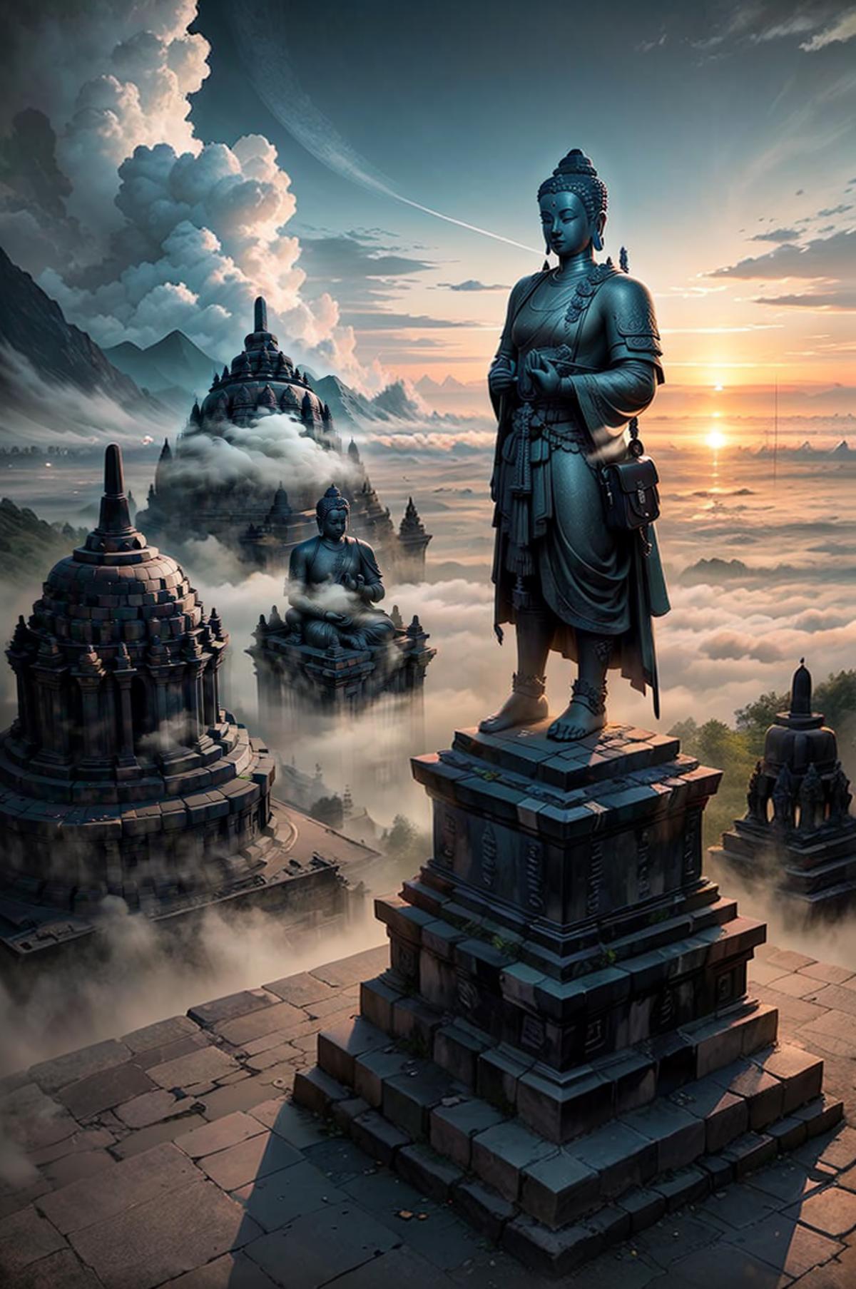 Candi Buddha - Ancient Javanese Worship Place - v1.0 | Stable Diffusion ...