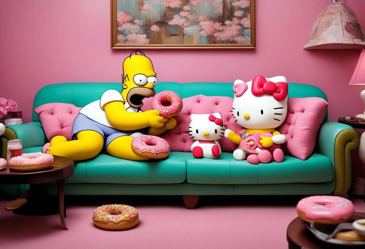 The Simpson / Hello Kitty Mashup | Civitai