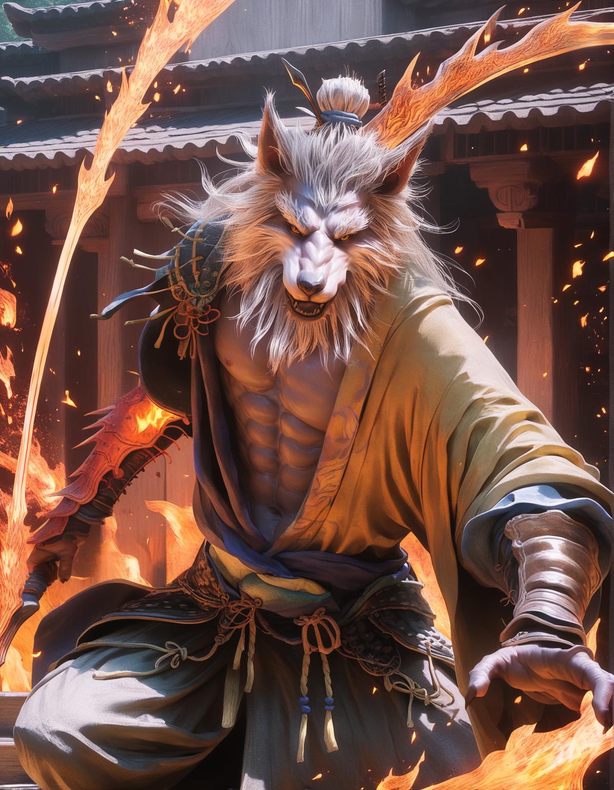 Guangzhi & Wolf Yaoguais in Black Myth Wukong - Wolves v1.0.b | Stable ...