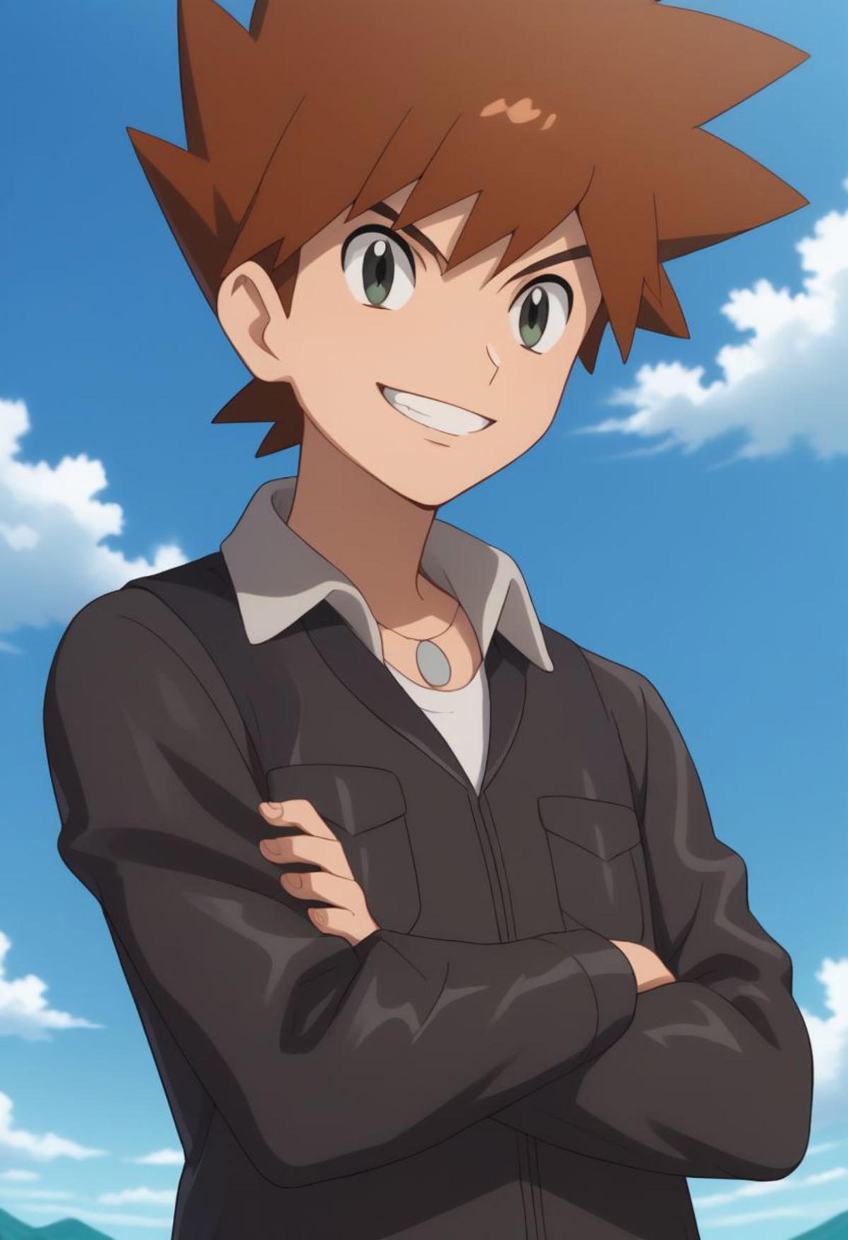 Gary Oak / Shigeru - Pokemon - Journeys | Stable Diffusion LoRA | Civitai