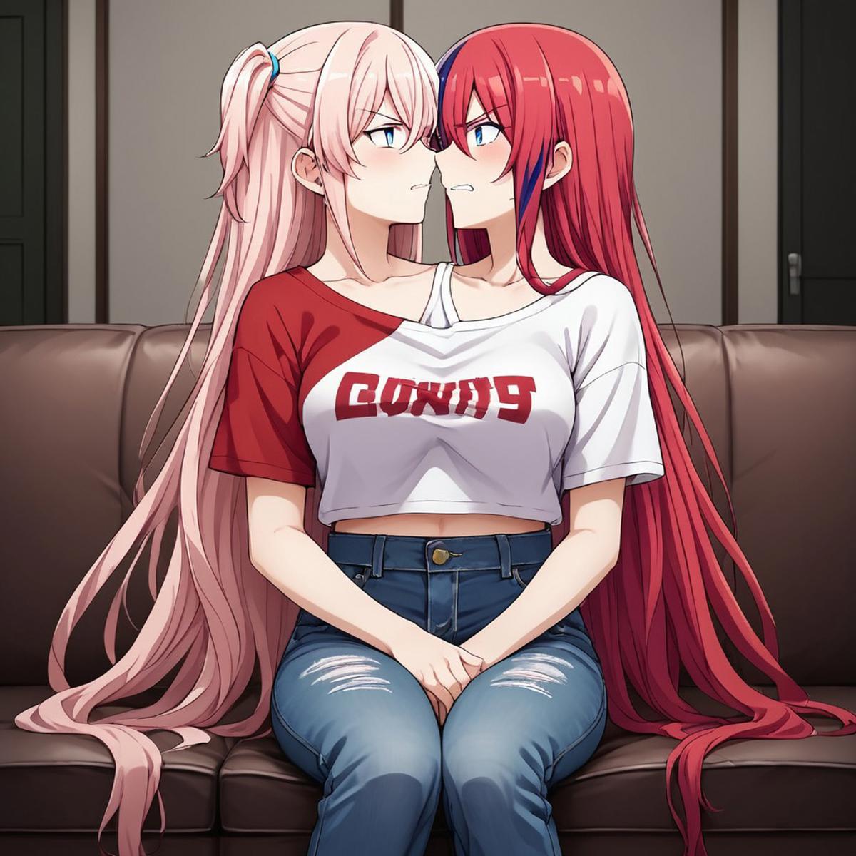 Conjoined Twins Arguing at Home 02 | Civitai