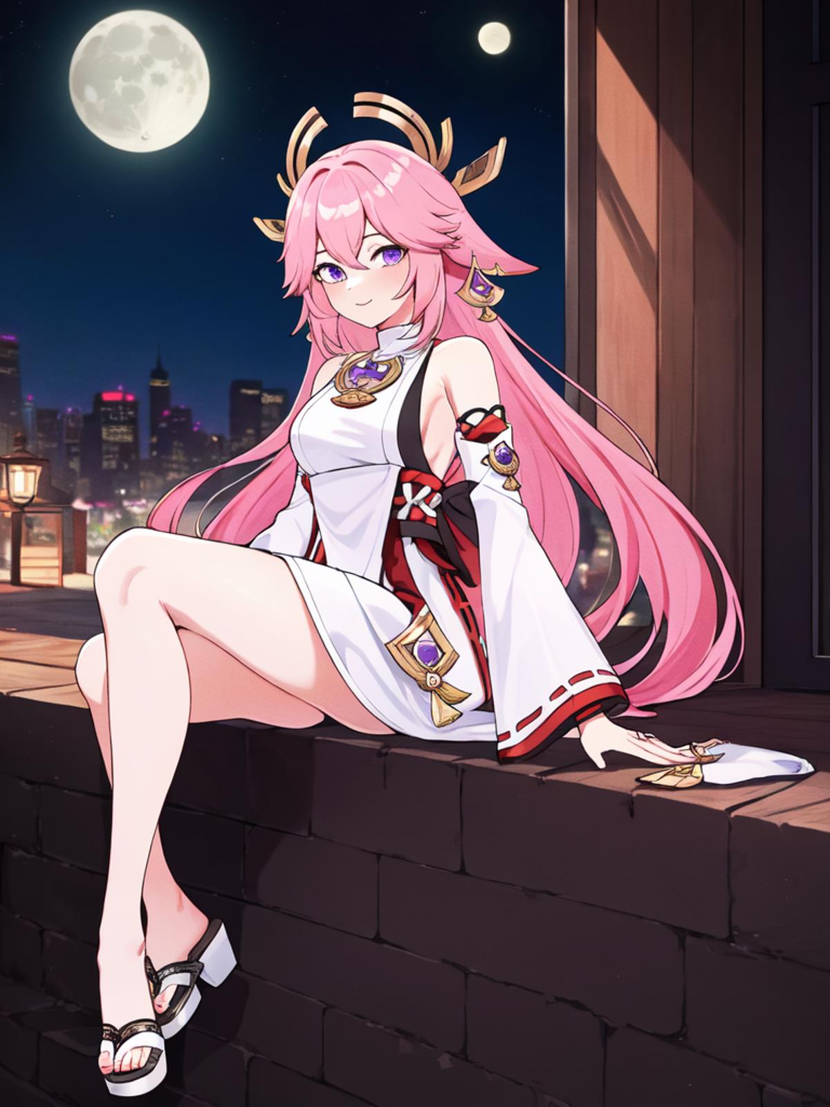 Yae Miko (Genshin Impact) [MeinaMixV9] - Yae-Miko_v1_10epo | Stable Diffusion LoRA | Civitai