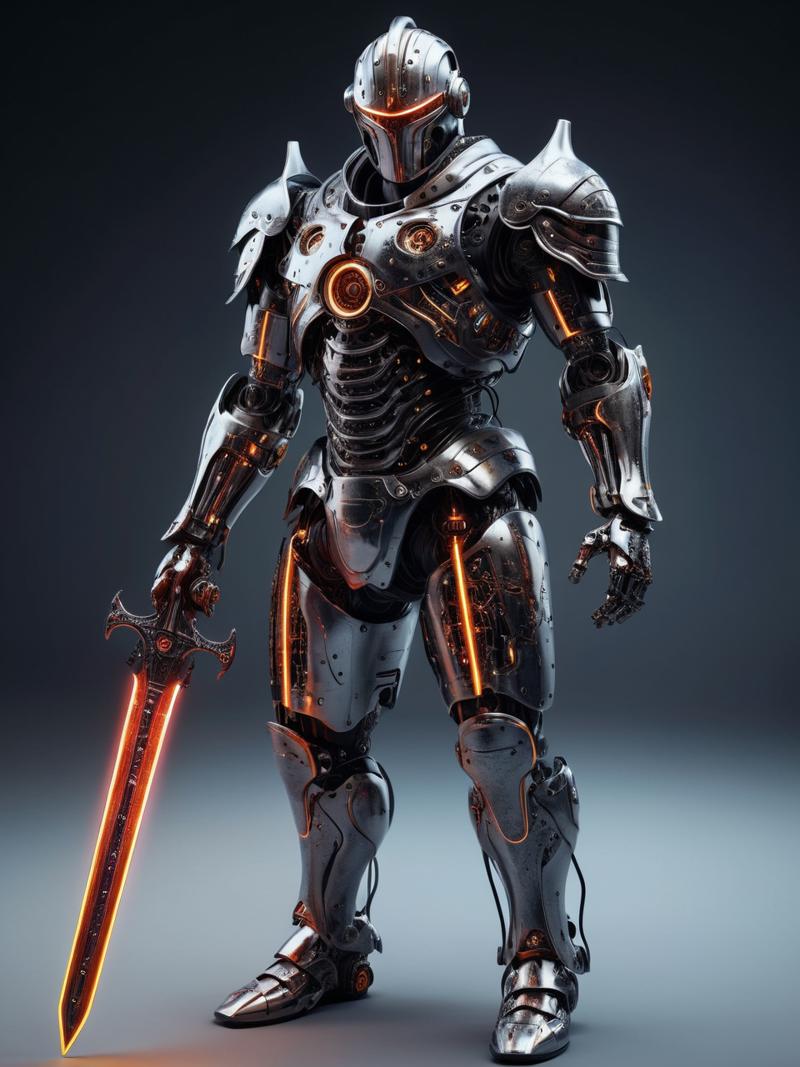 cyborg knight | Civitai