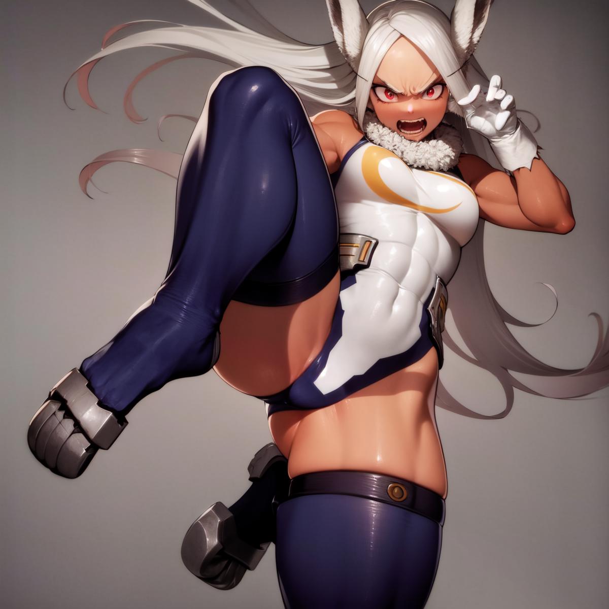 Mirko (My Hero Academia) - V thick thighs | Stable Diffusion LoRA | Civitai