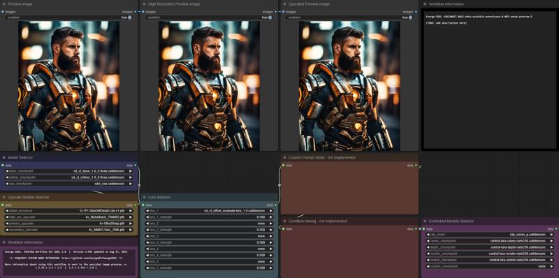 Searge-SDXL: EVOLVED v4.0 - Optimized Workflow for ComfyUI - txt2img ...