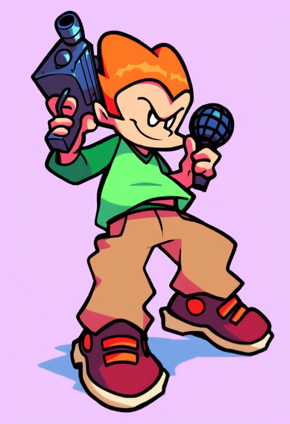 Pico (Pico's School/Friday Night Funkin) - v1.0 | Stable Diffusion LoRA ...