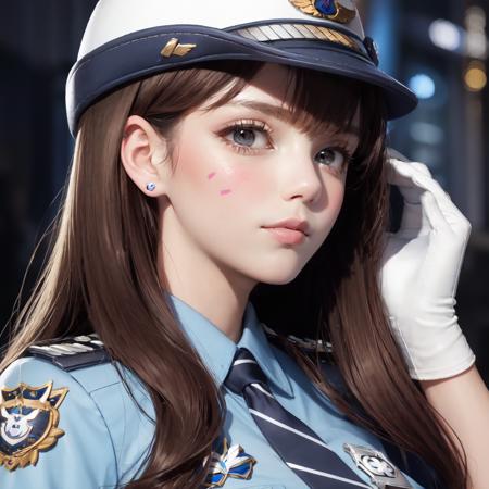 Officer D.Va ( う-´)づ/̵͇̿̿/’̿’̿ ̿ ̿̿ ̿̿ (LoRA) - Officer_D.va_V1 ...