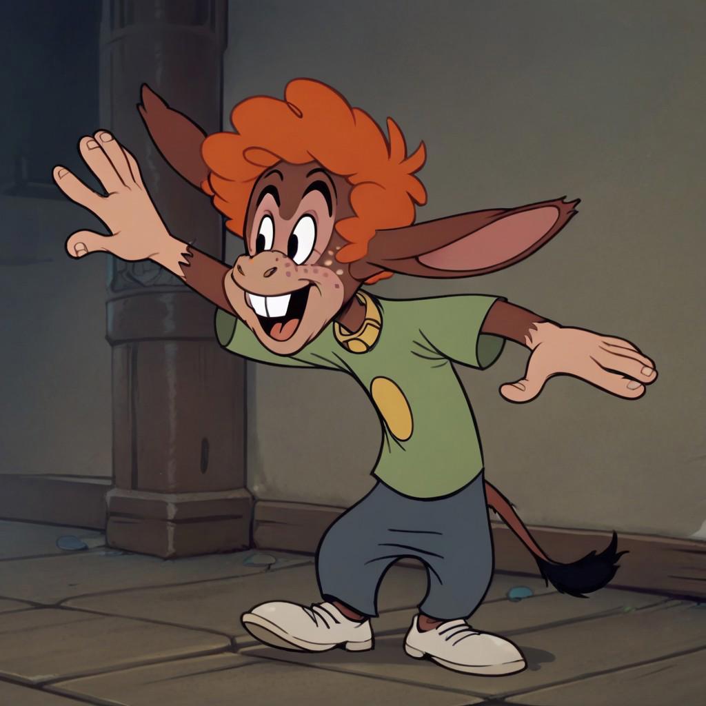 Rusty Spokes transform into a Donkey- The Loud House/Pinocchio | Civitai