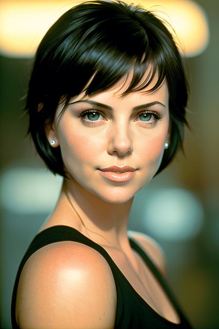Charlize Theron Aeon Flux Haircut