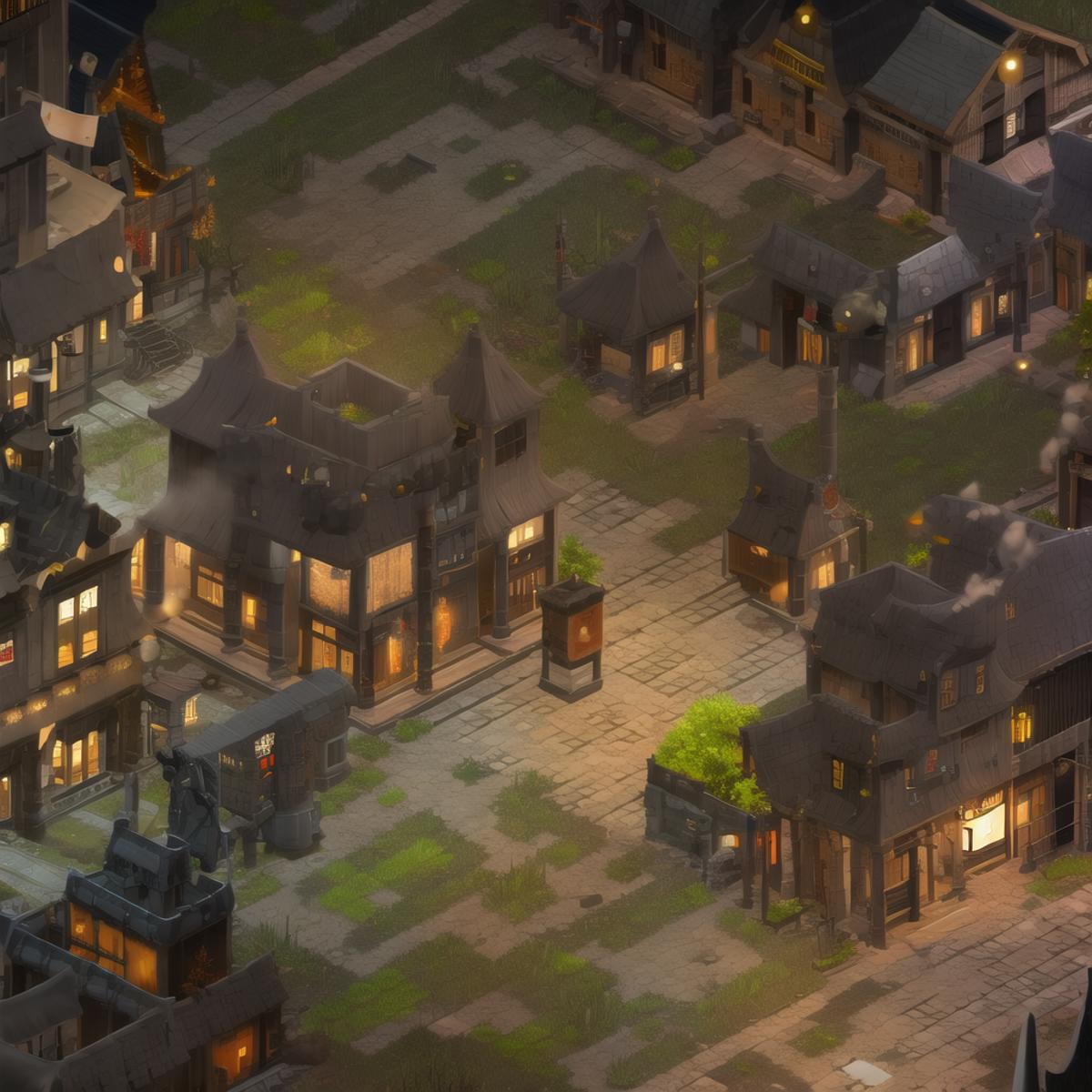 Wakfu Environments images generated with AI