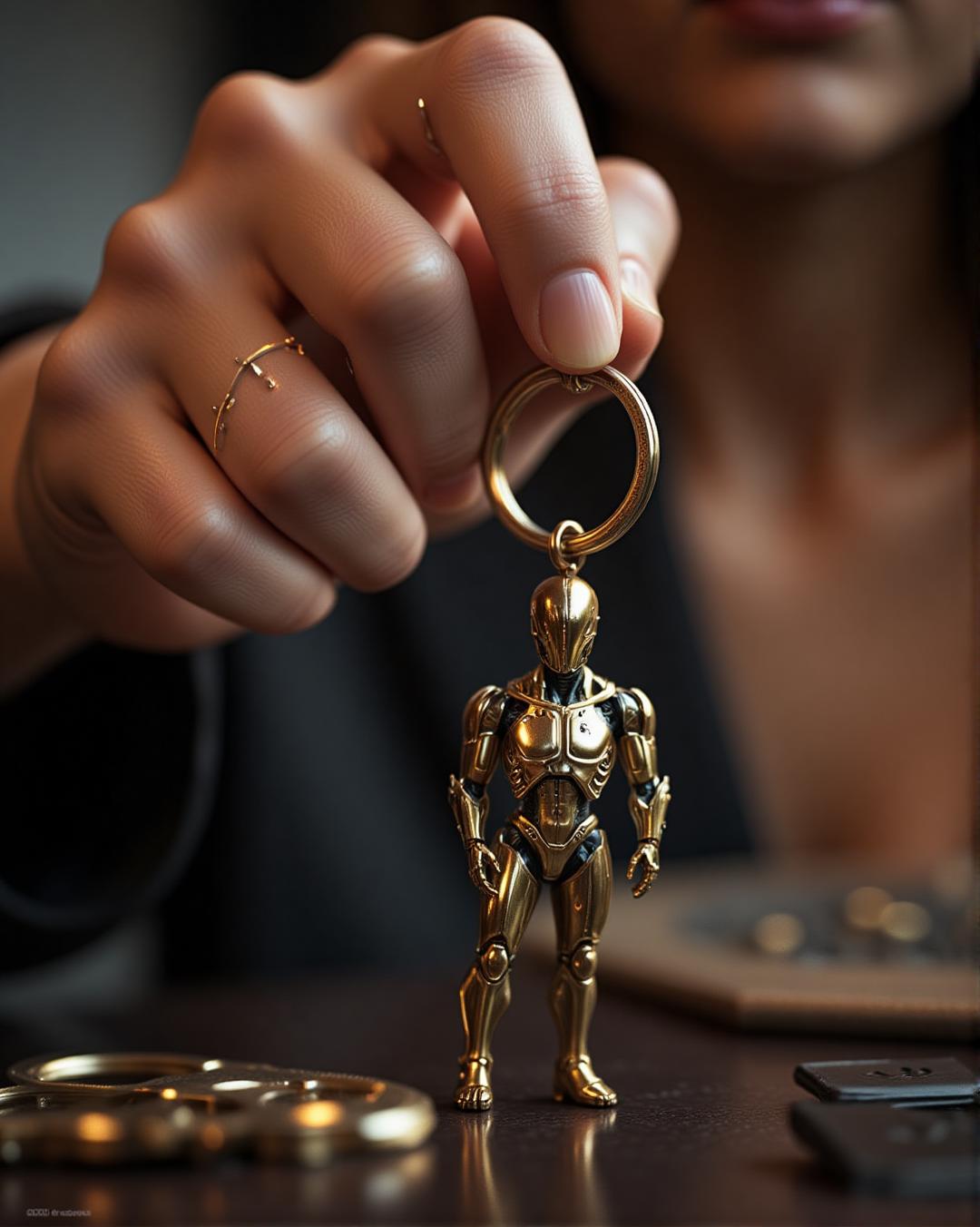 Faceless cyborg Mannequin Keychain | Civitai