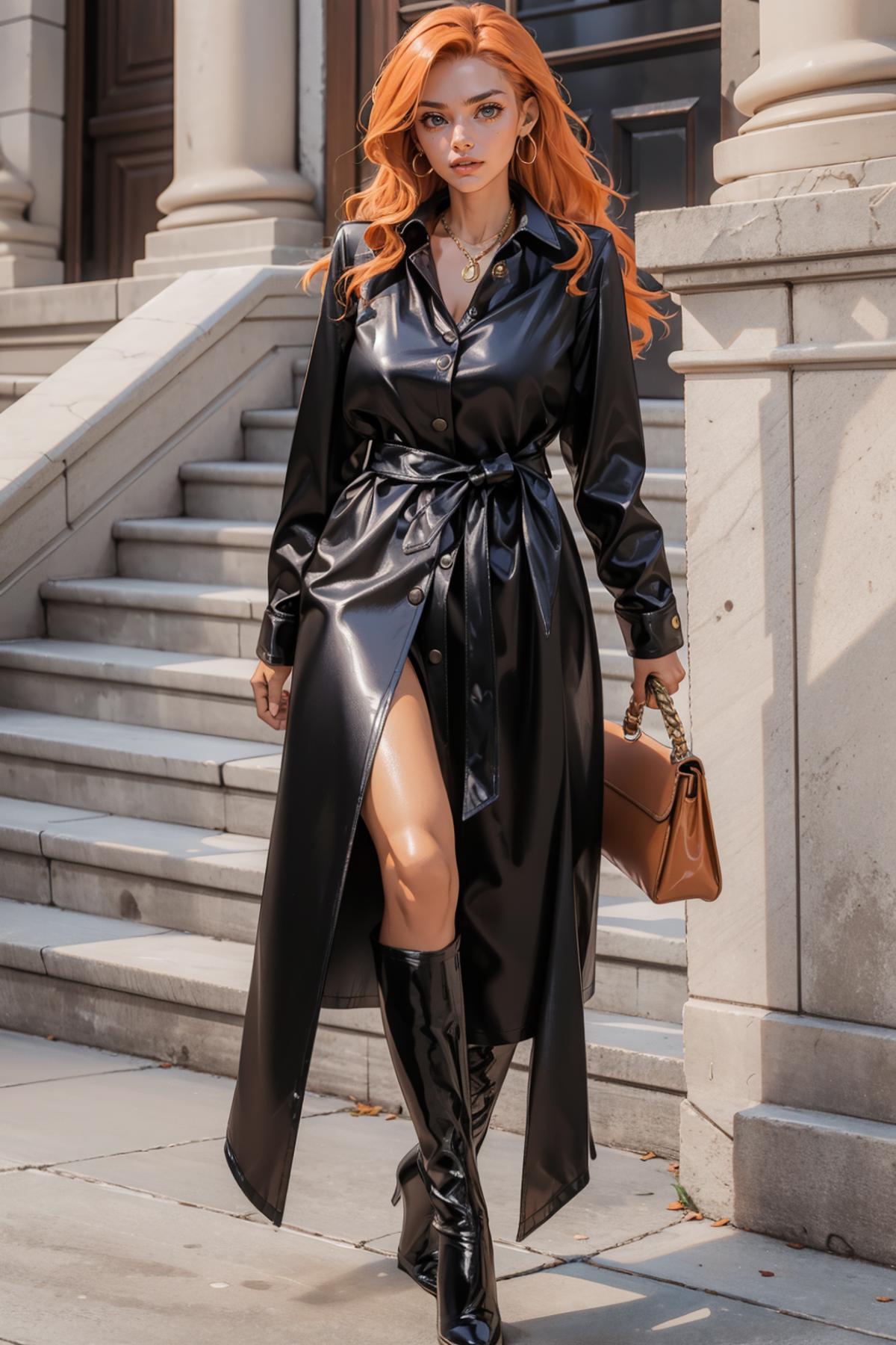 Latex Trench Coat - v1.0