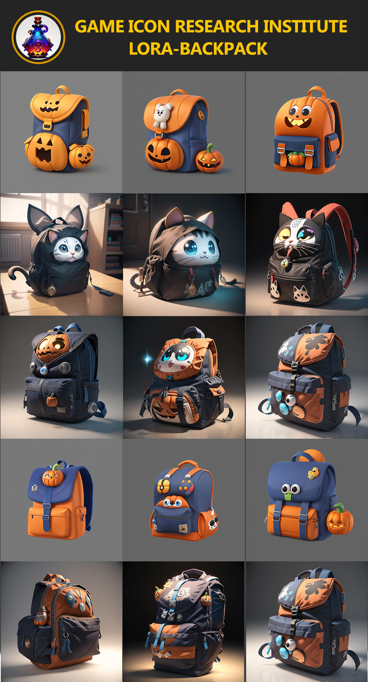 GameIconResearch_bag_Lora - v1.0 | Stable Diffusion LoRA | Civitai