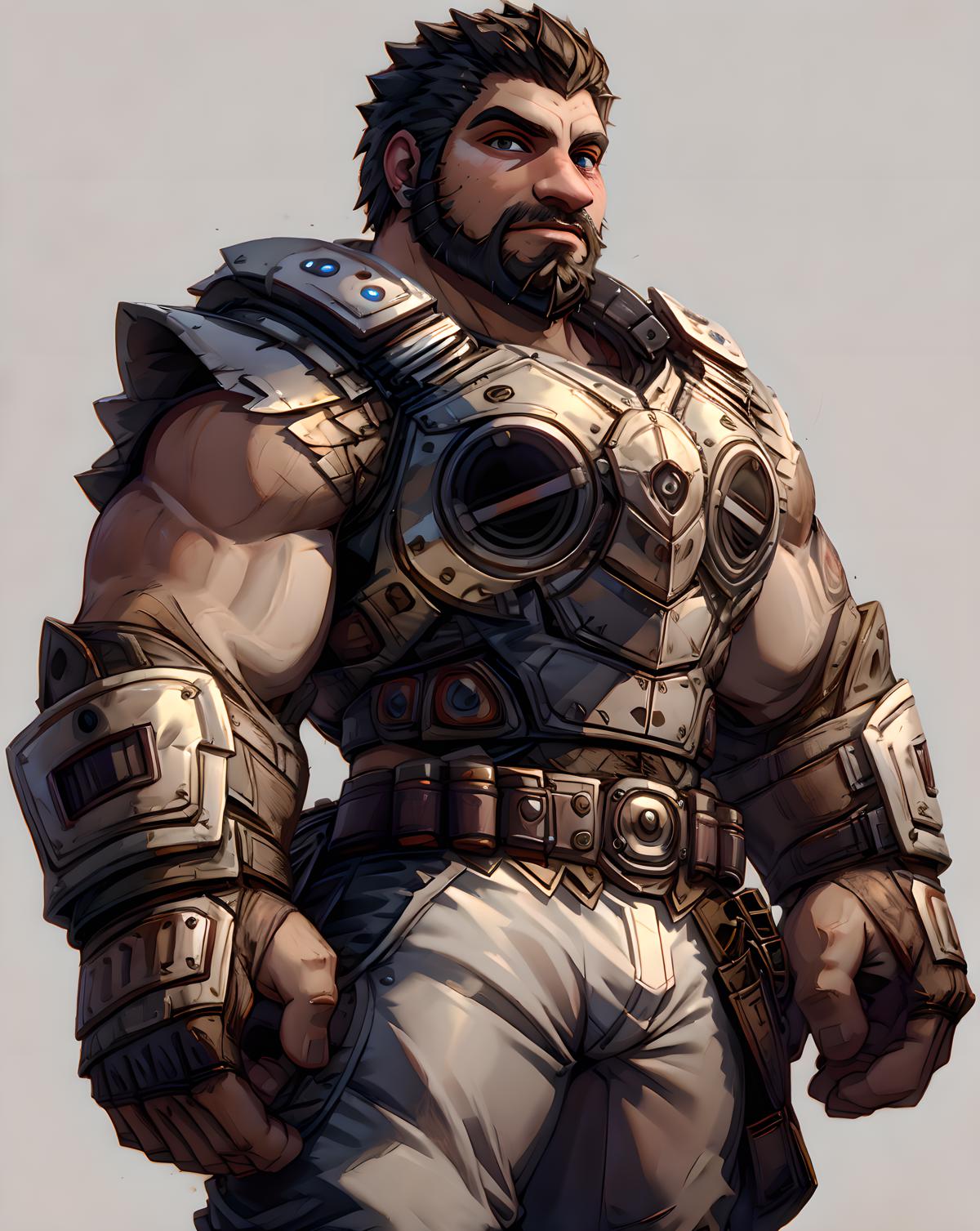 Dominic Santiago (Full Beard) | Gears of War - v1.2 | Stable Diffusion ...