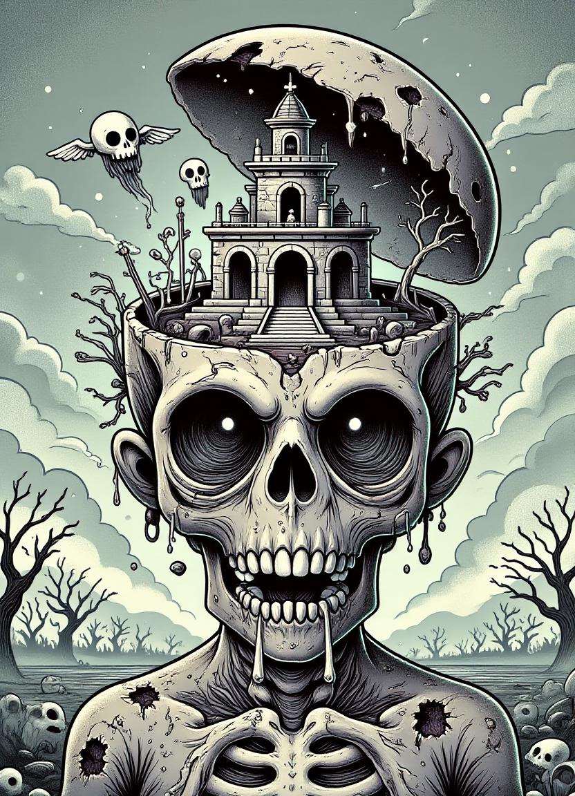 DonM - It's in your head! Zombie Zombie! [Flux] - Flux | Flux LoRA | Civitai