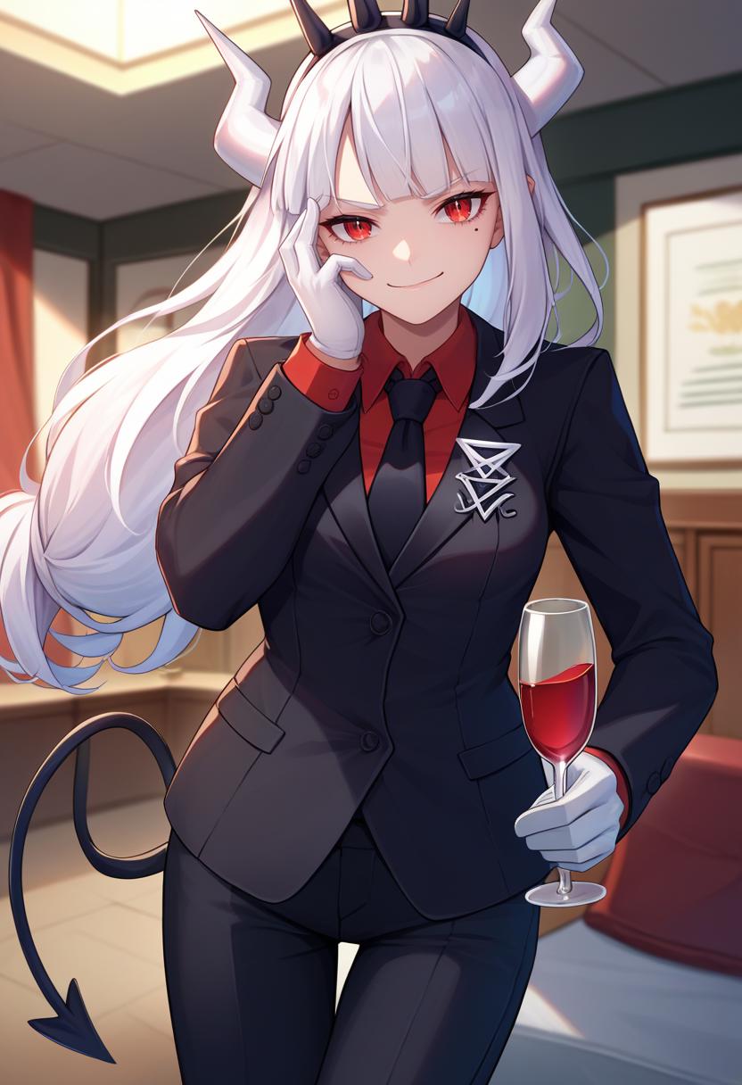 [PonyV6 XL] Lucifer | Helltaker - v1.0 | Stable Diffusion LoRA | Civitai