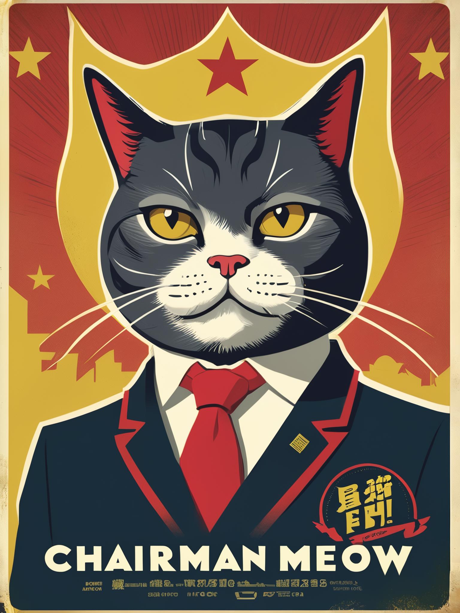 Chairman Meow Poster