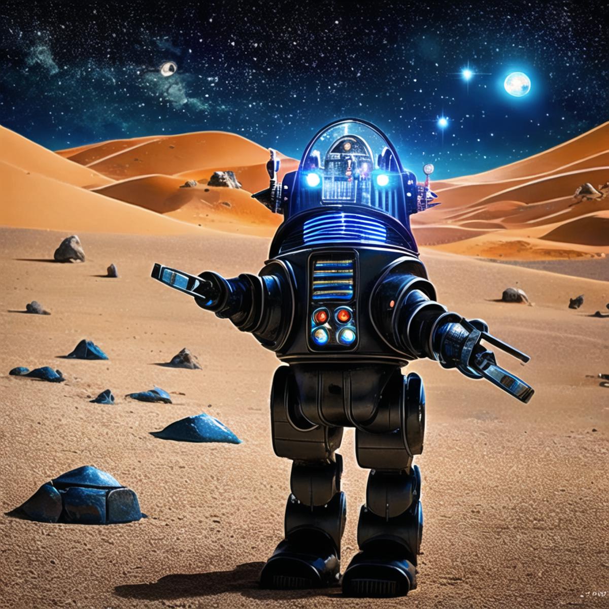 Robby the Robot - v0.8 | Stable Diffusion LoRA | Civitai