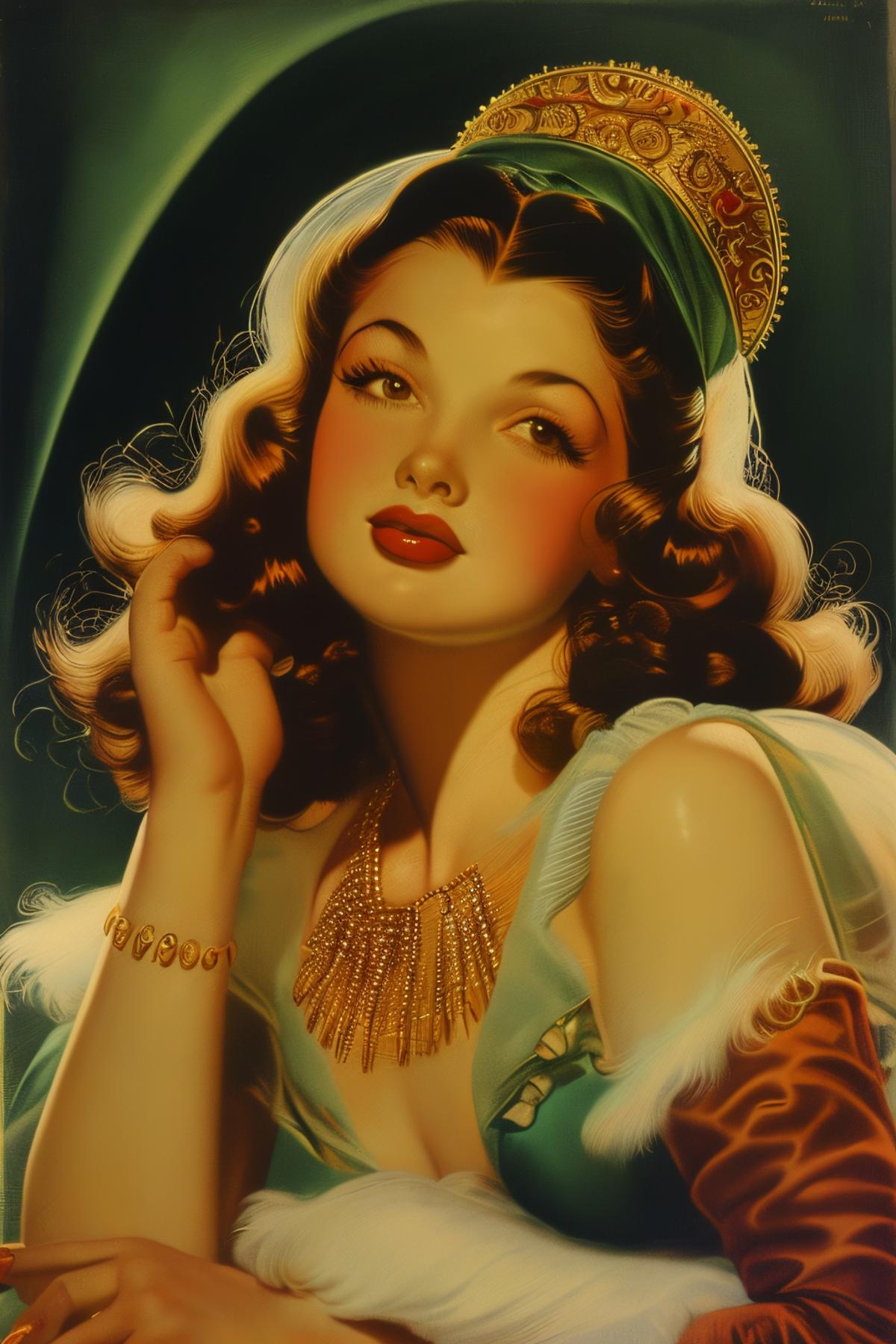 style of Alberto Vargas 208 - v1.0 | Stable Diffusion LoRA | Civitai