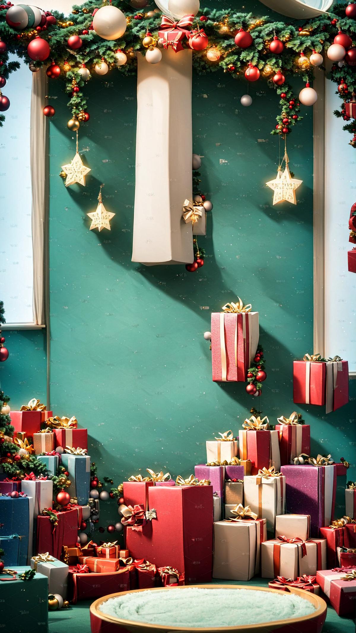 E-commerce Christmas Background - v1.0 | Stable Diffusion LoRA | Civitai