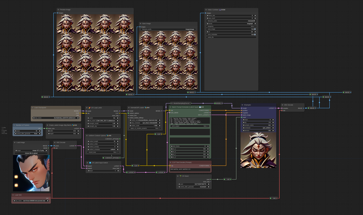 LCM-ANIMATE_DIF_WF - V1.0 | Stable Diffusion Workflows | Civitai