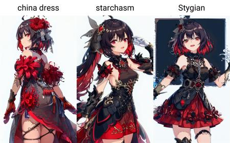 崩坏三-希儿-里人格 Honkai Impact-seele-red(3concepts,包含彼岸双生两皮肤与魇夜星渊) - 1.0 ...