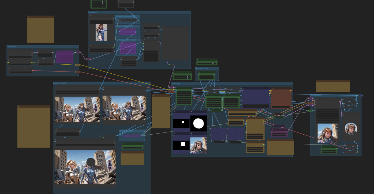 Simple Editing (inpaint, cutout) - v1.0 | Stable Diffusion Workflows ...