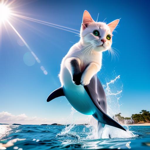 Hybrid of cat and dolphin | Civitai