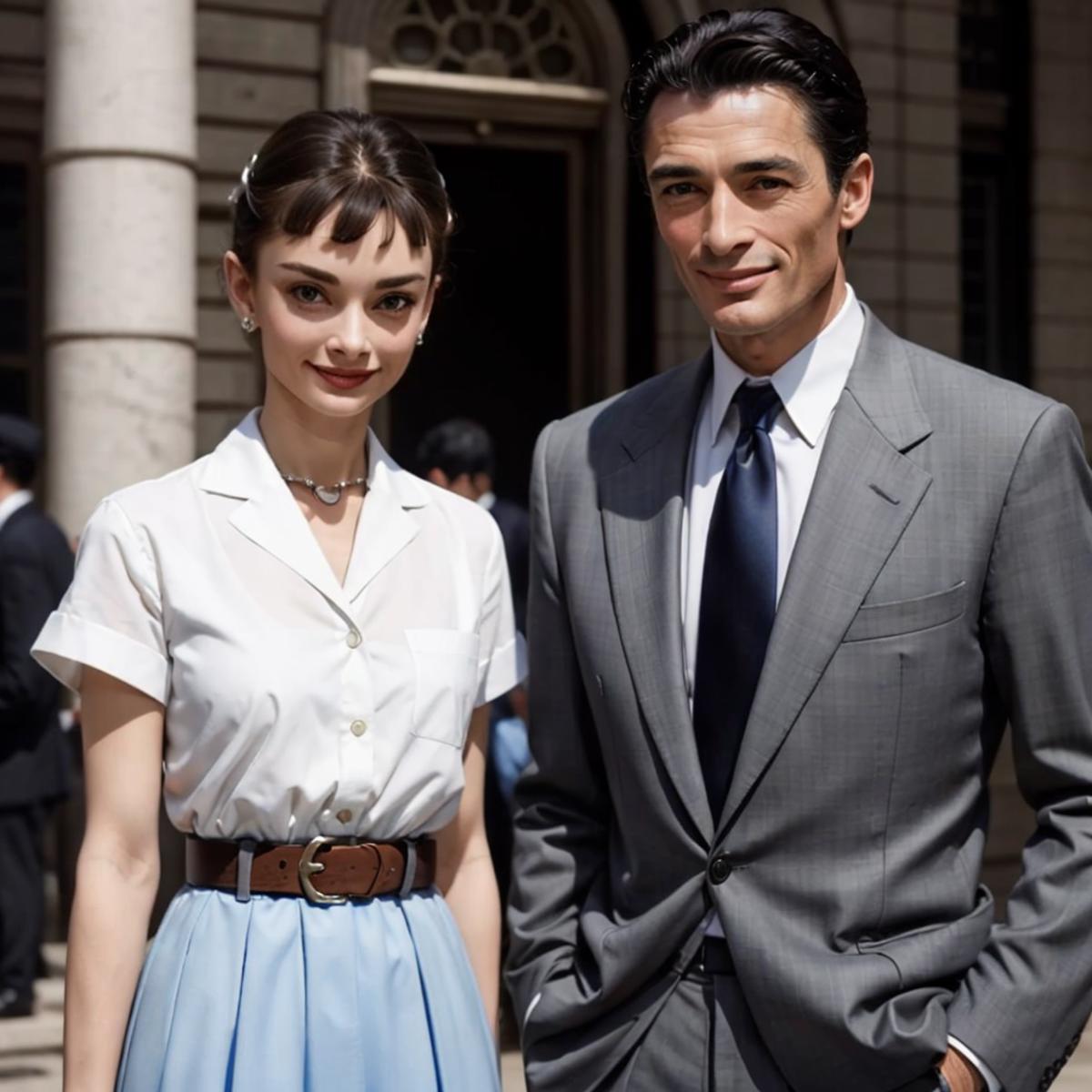 audrey hepburn and gregory peck (Roman Holiday) LORA - v1.0 | Stable ...