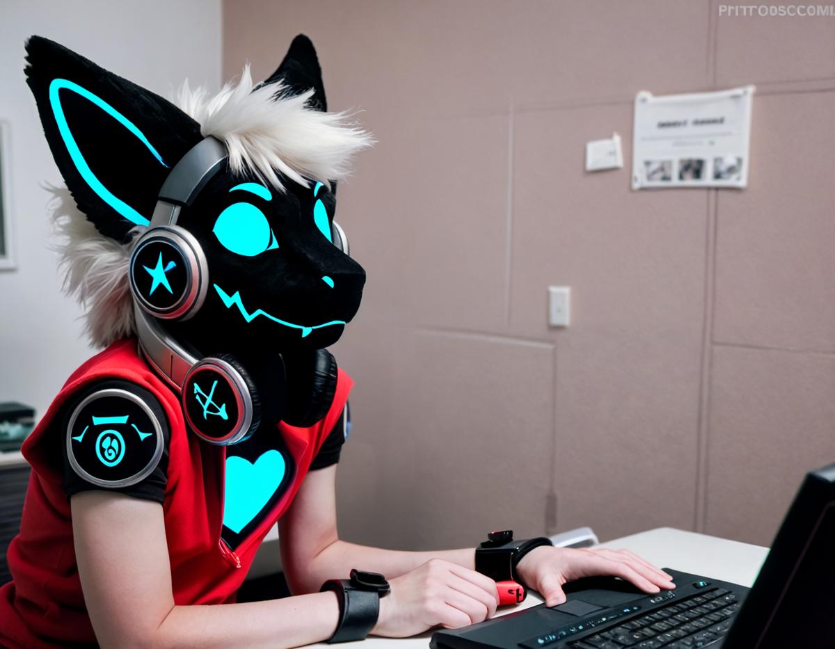 Fursuit Head LoRA for PonyXL - v1.0 | Stable Diffusion LoRA | Civitai