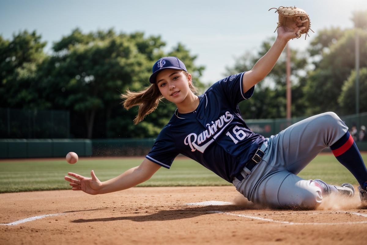 OpenPose, sliding in a baseball game. - v1.0 Showcase | Civitai