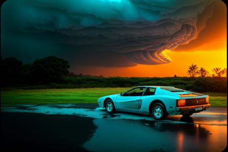 Ferrari Testarossa - Ferrari Testarossa | Stable Diffusion LoRA | Civitai