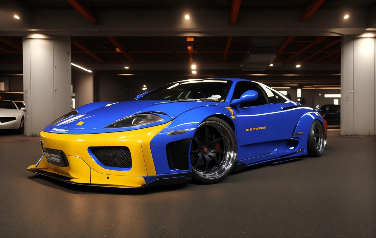 Ferrari 360 Modena Liberty Walk - epoch 2 | Stable Diffusion LoRA | Civitai