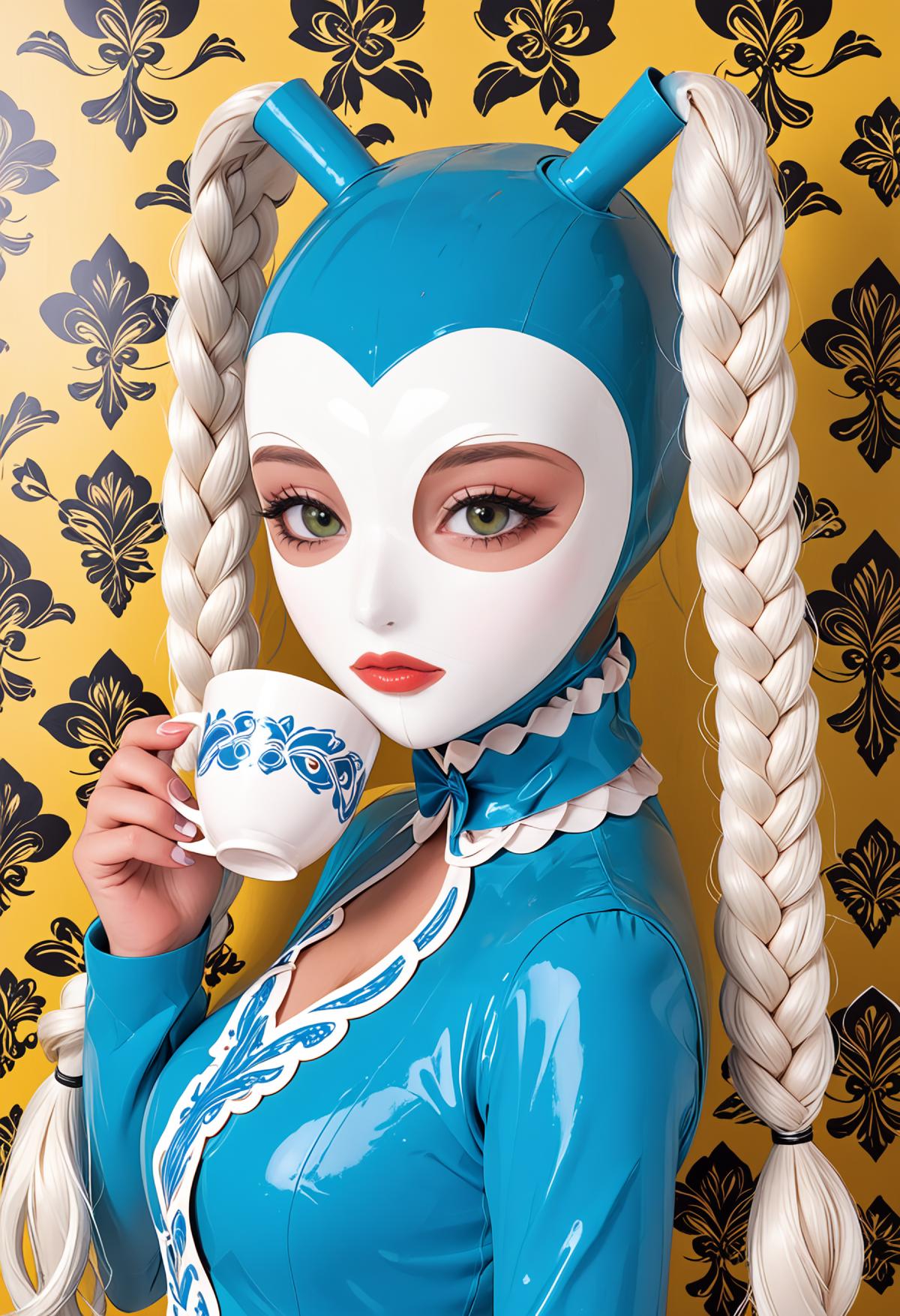 Latex Hood With Pigtails [SDXL] - Latex Hood With Pigtails [SDXL] | Stable Diffusion XL LoRA ...