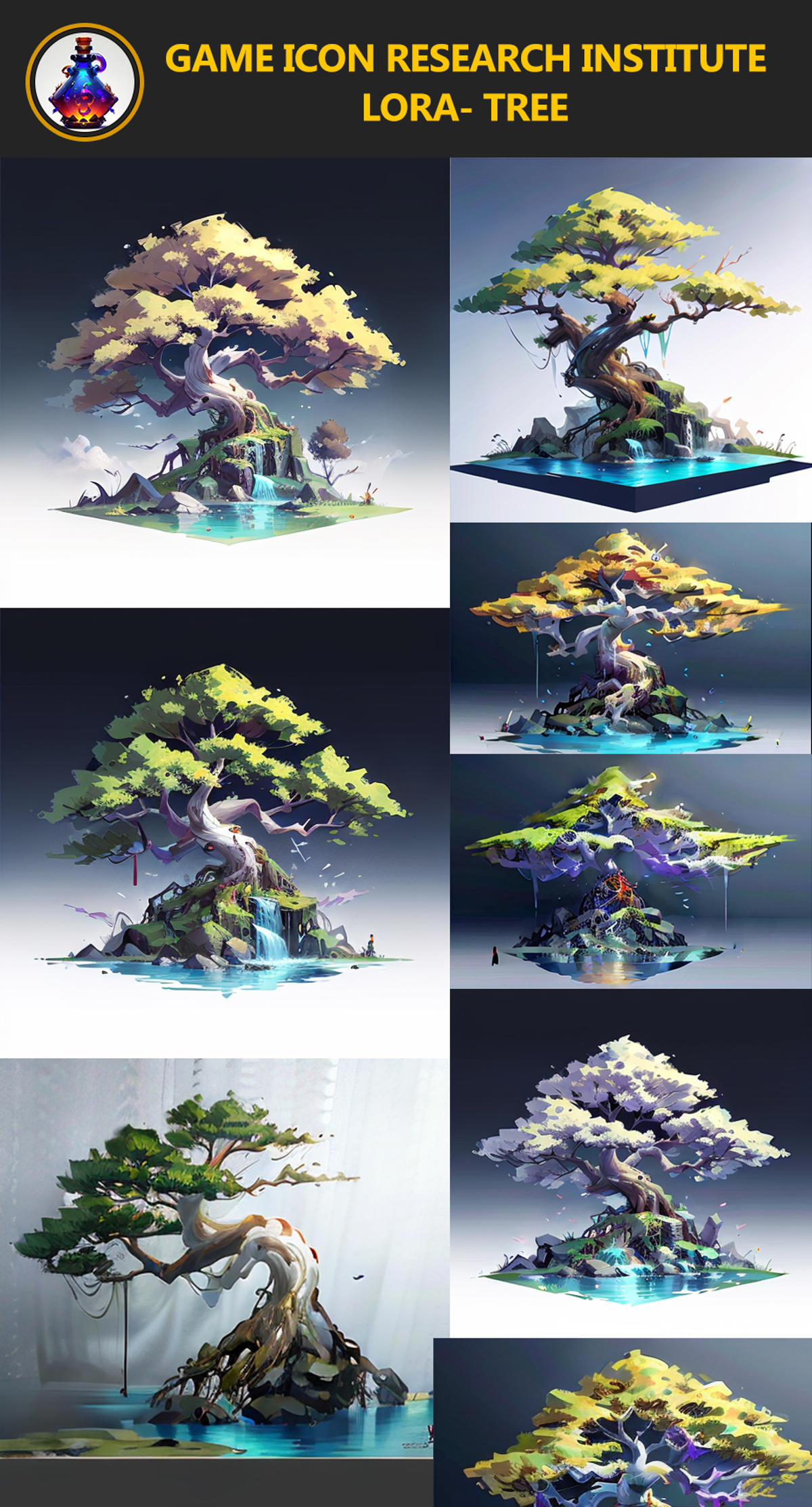 Game Icon Research Institute lora- TREE - v1.0 | Stable Diffusion LoRA | Civitai