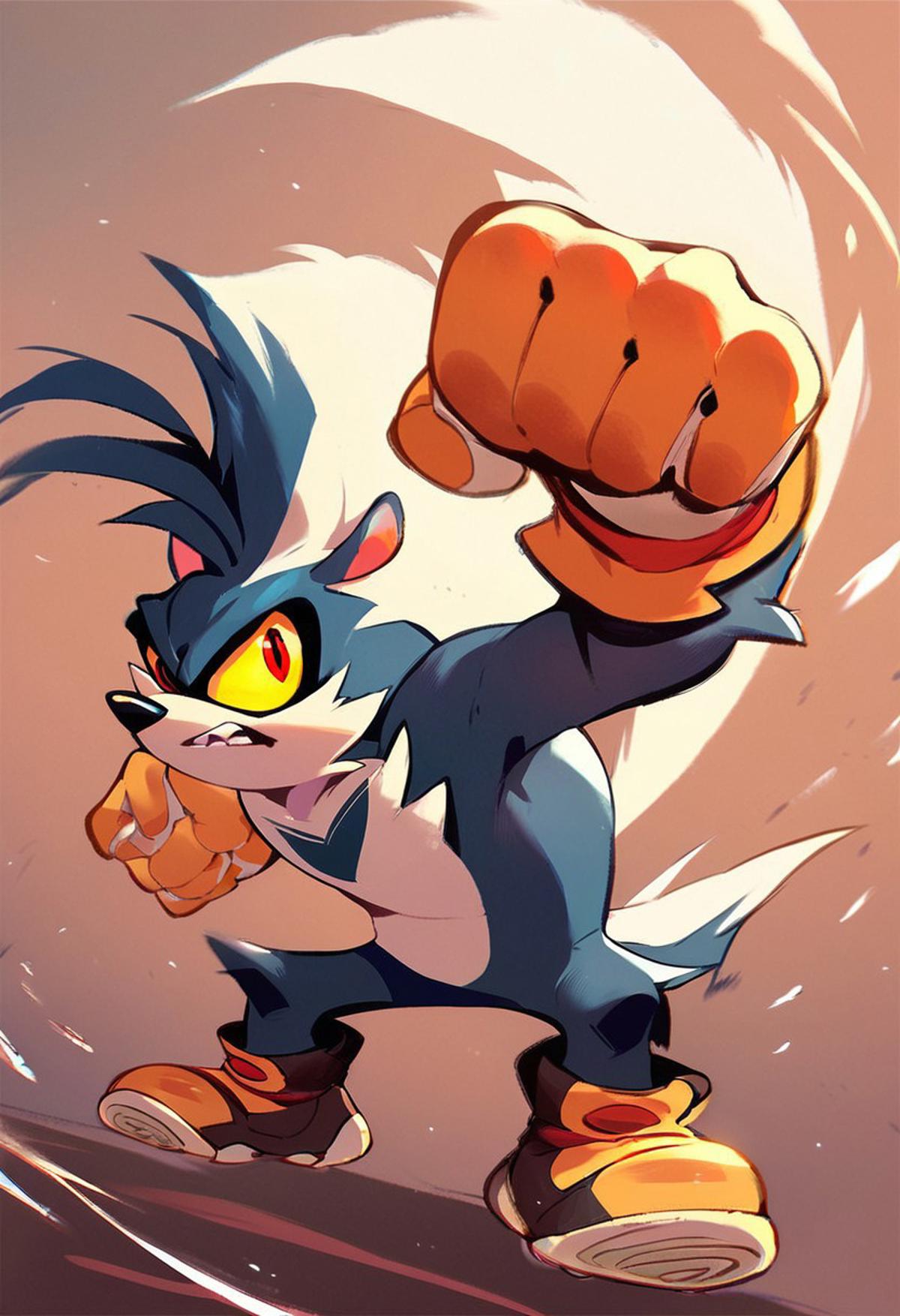 Rough & Tumble the Skunk - Rough the Skunkv1.0 | Stable Diffusion LoRA | Civitai